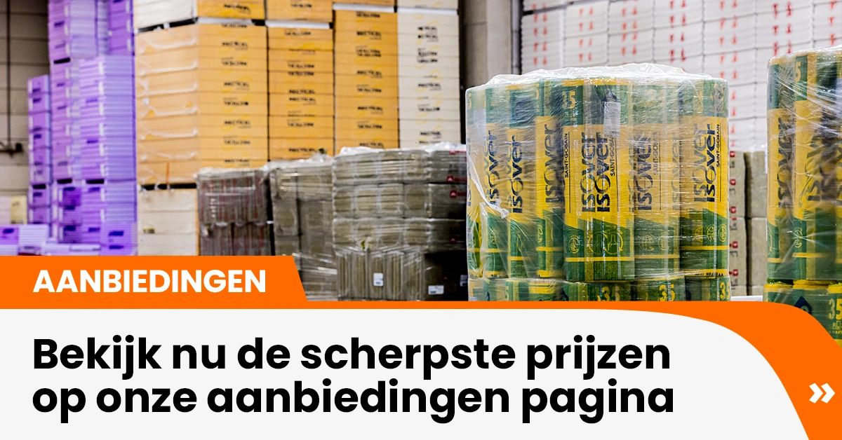Onze scherpste aanbiedingen | De Isolatieshop